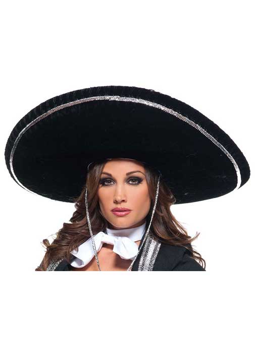 Mariachi Adults Mexican Costume Hat | Mexican Sombrero Costume Hat