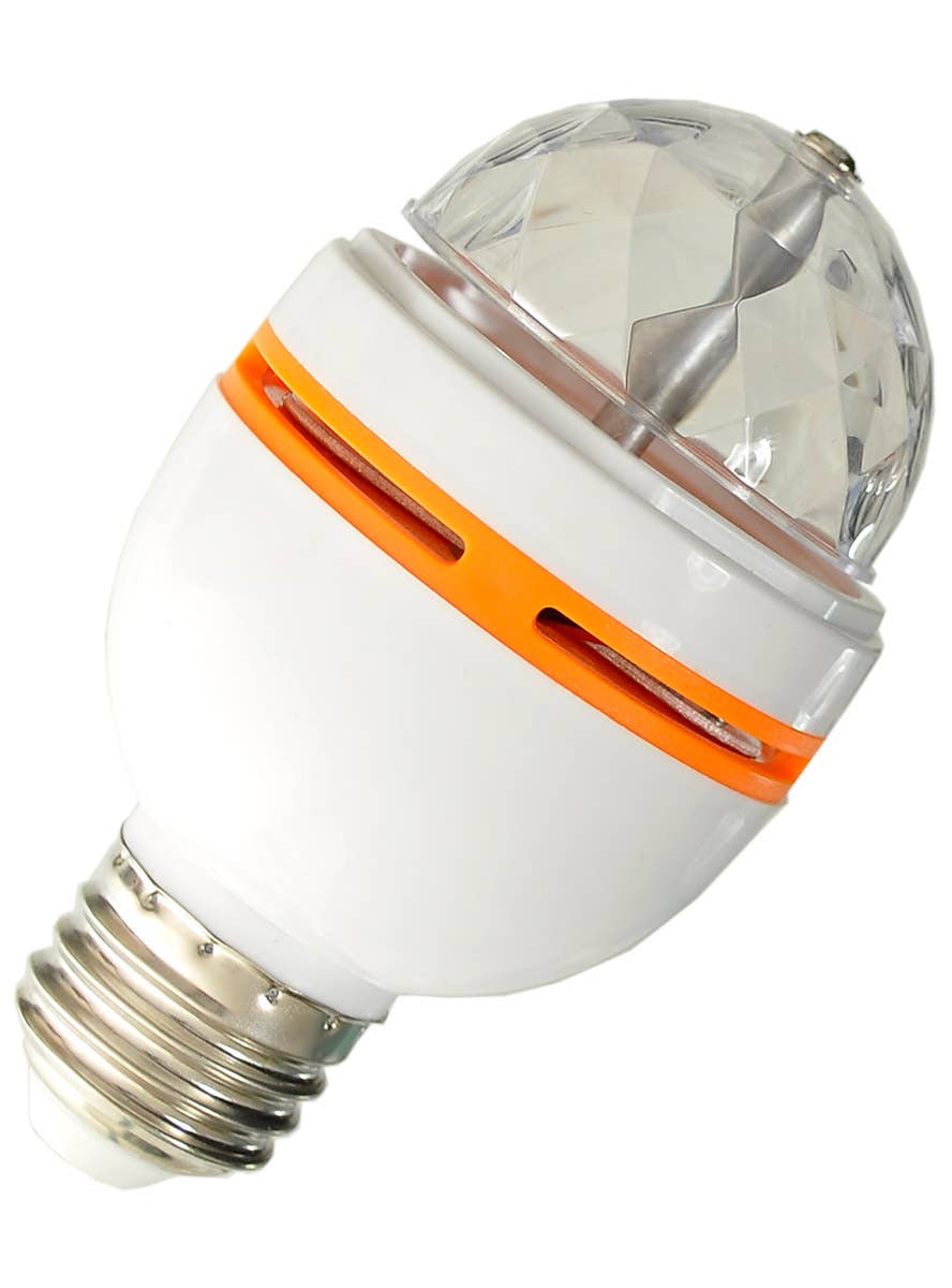 Screw In Rotating LED Prism Party Light Bulb