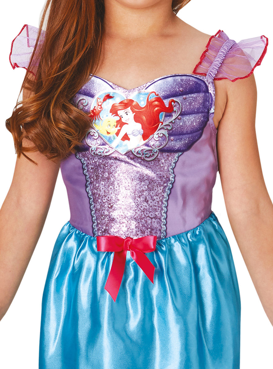 Sequined Ariel Girls Costume | Little Mermaid Costume For Girls