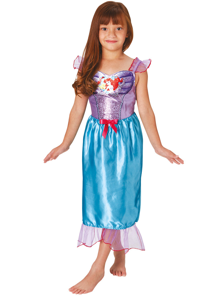 Sequined Ariel Girls Costume | Little Mermaid Costume For Girls