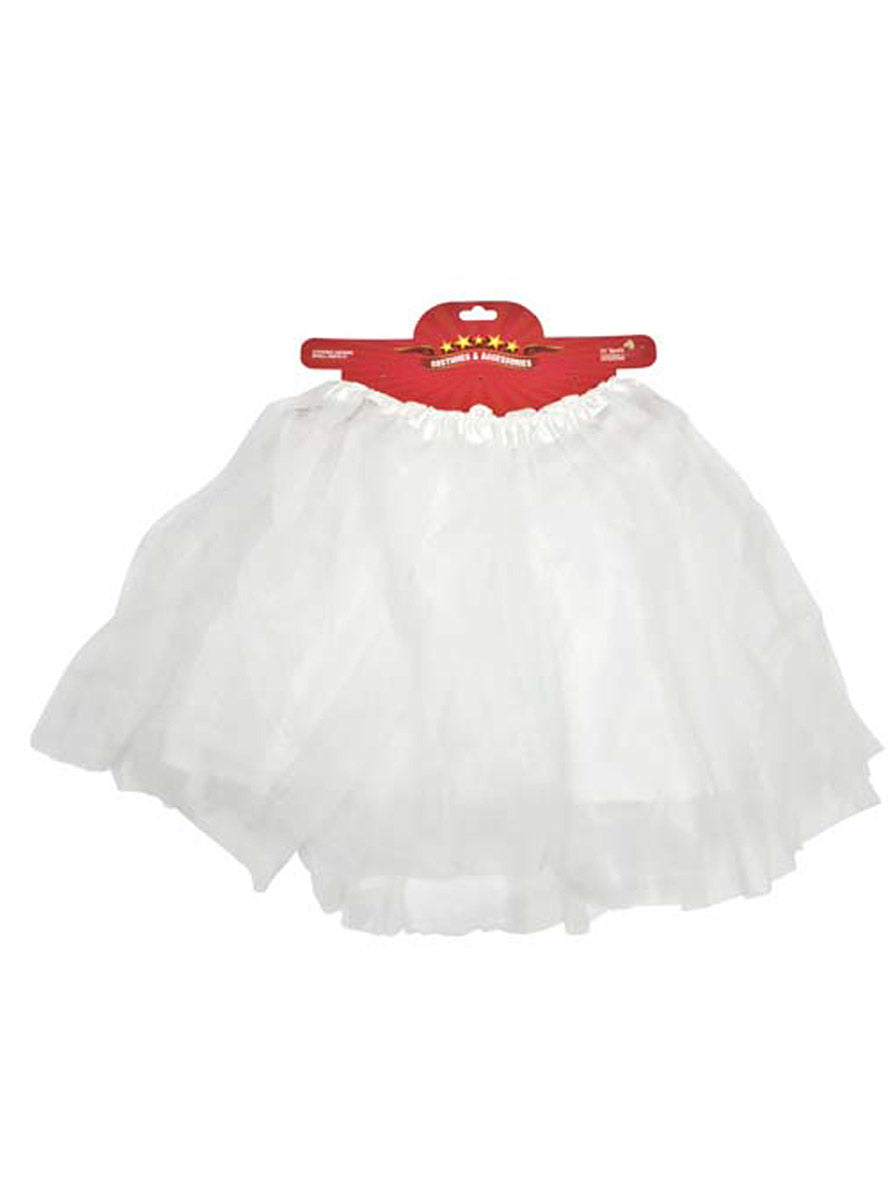 Womens Basic White Costume Tutu | White Petticoat For Women