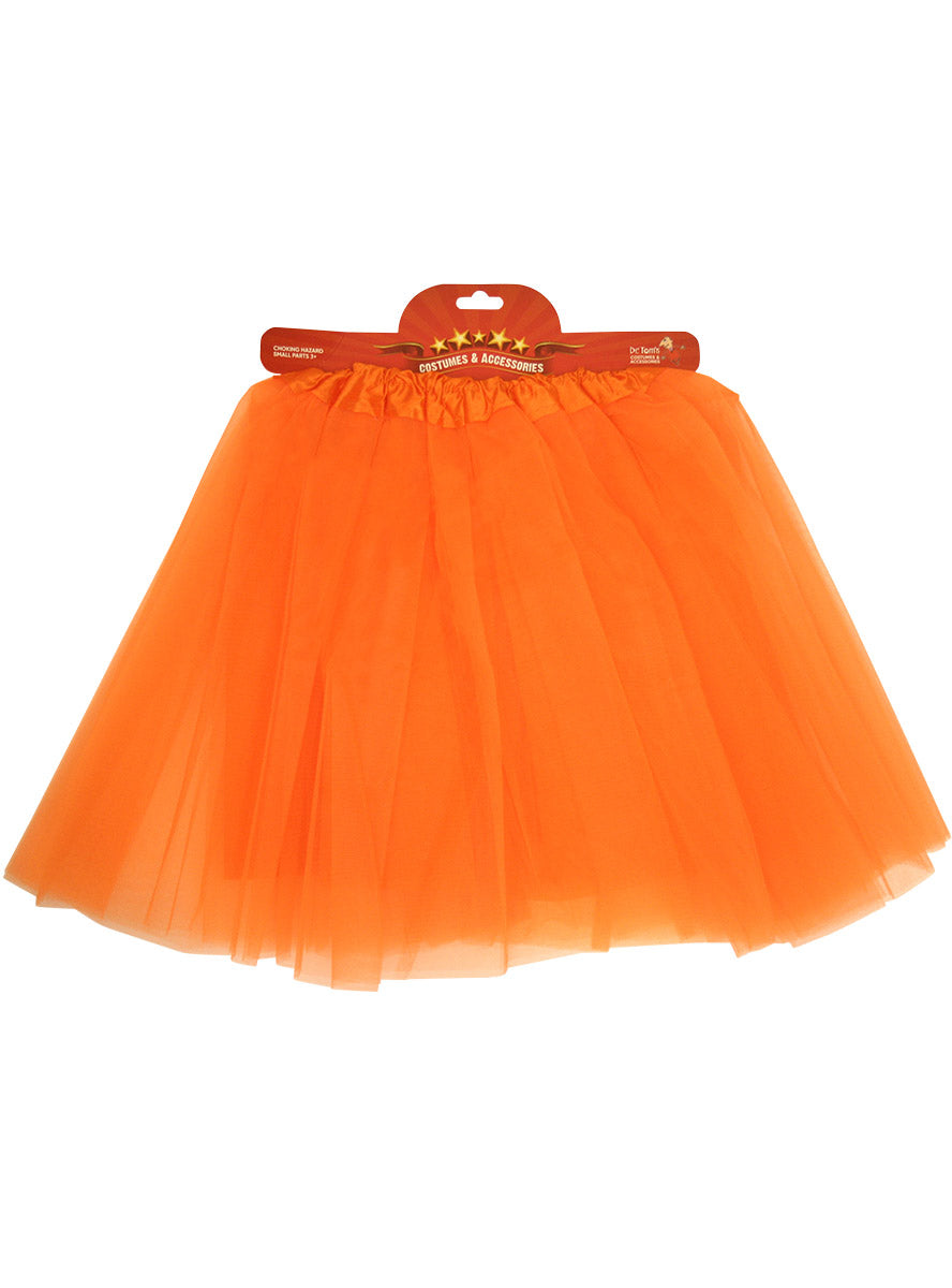 Basic Kids Orange 30cm Costume Tutu | Tutu Costume Skirt For Kids