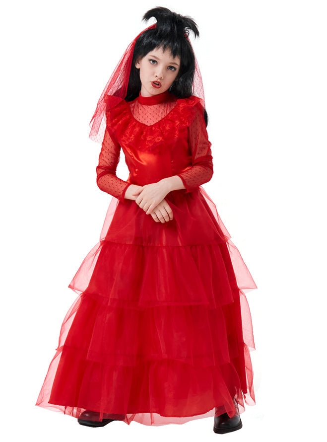 Lydia Deetz Girls Costume | Beetlejuice Costume For Girls