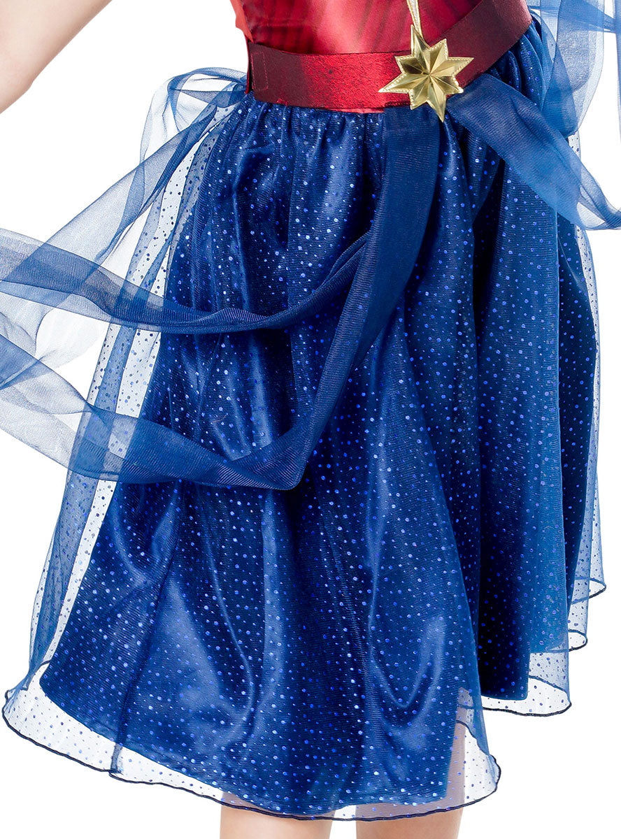 Captain Marvel Girls Costume | Superhero Costume For Girls