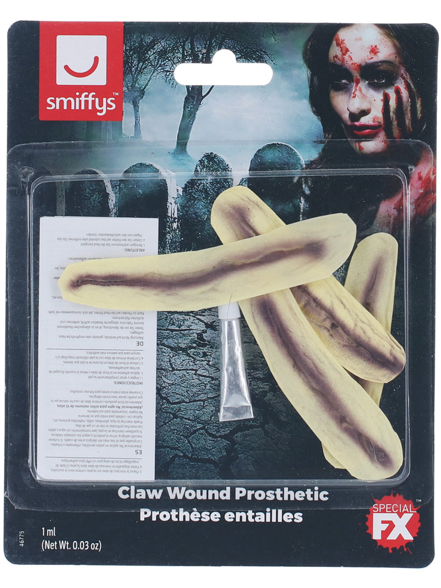 Latex Claw Mark Scar Prosthetics | Halloween Prosthetics