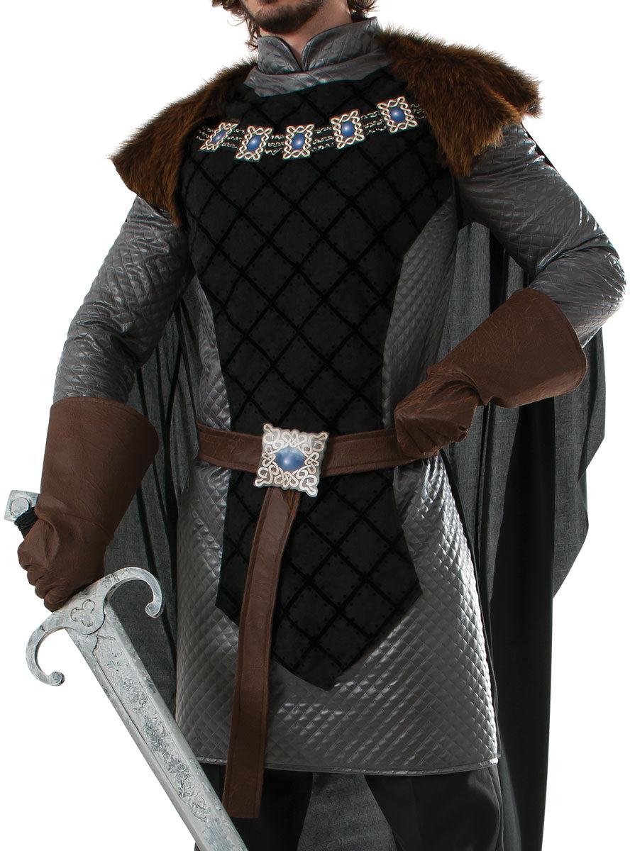 Medieval Dark Prince Mens Costume | Medieval Costume for Men