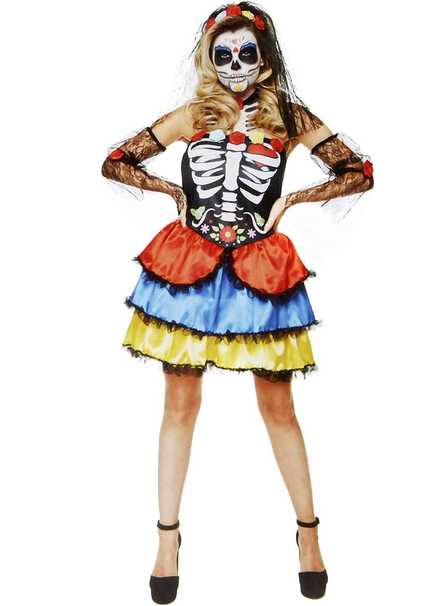 Plus Size Day Of The Dead Costume | Sugar Skull Costume For Women
