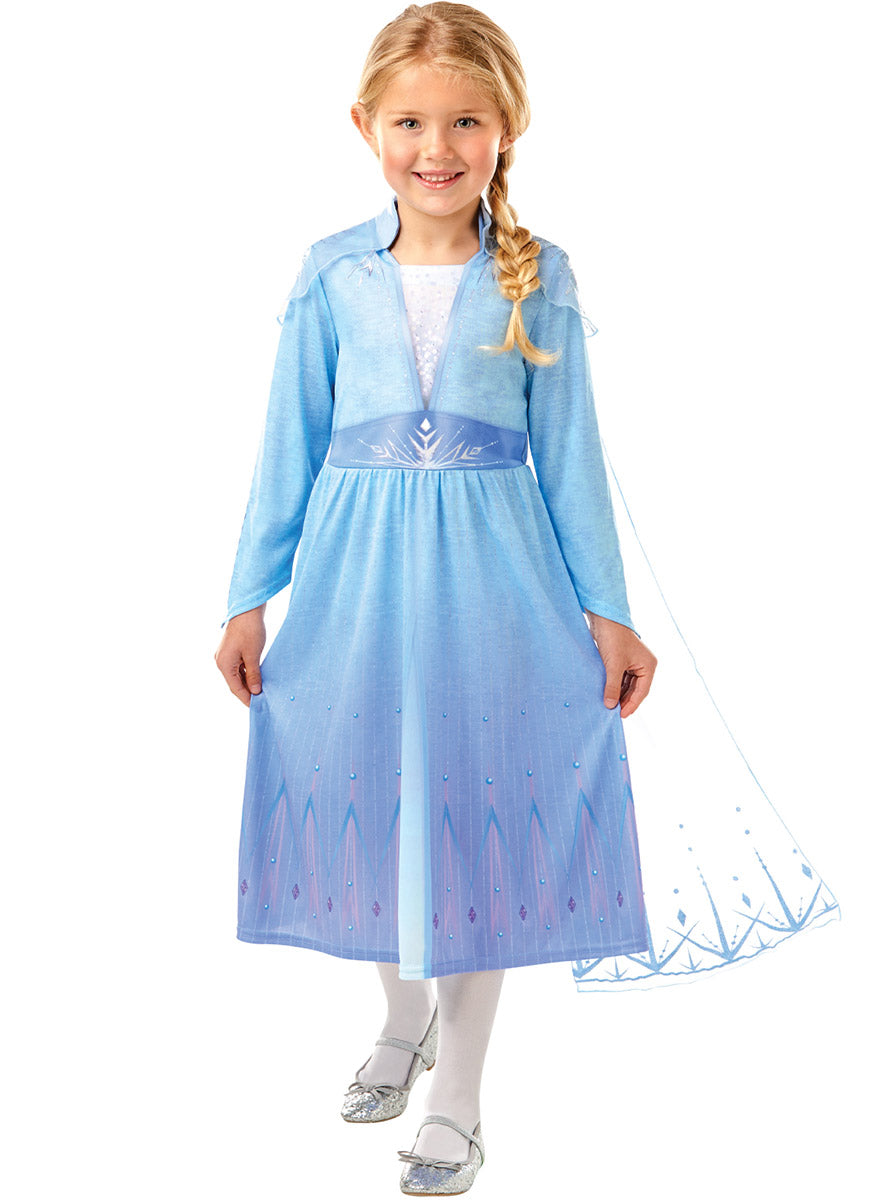 Girls Deluxe Queen Elsa Costume | Frozen 2 Costume For Girls