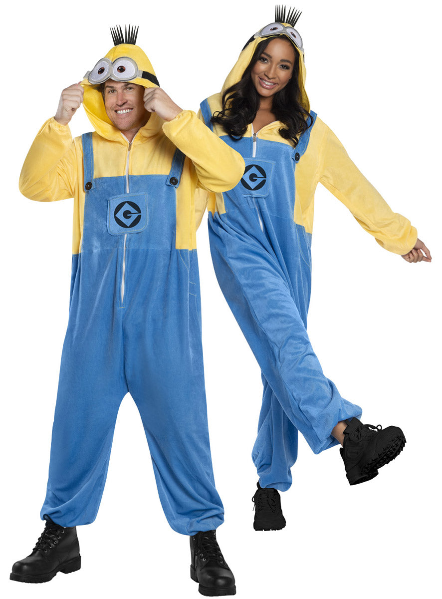 Despicable Me 4 Minion Adults Costume | Minion Onesie