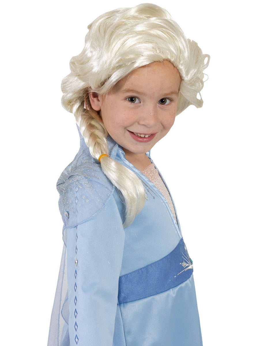 Girls Elsa Costume And Wig Set | Frozen 2 Costume for Girls