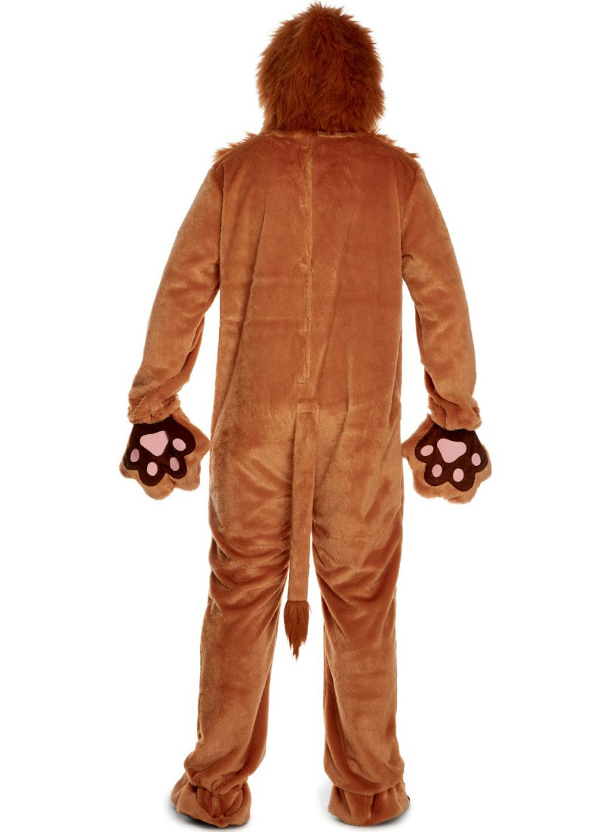 Plus Size Mens Lion Costume | Plush Animal Costume For Men
