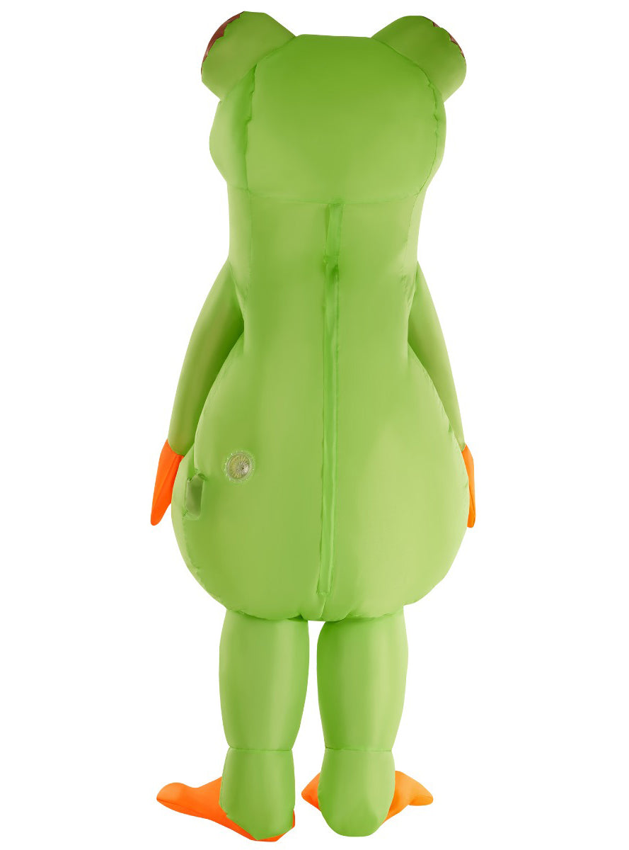 Mens Inflatable Green Frog Costume | Animal Costume For Men