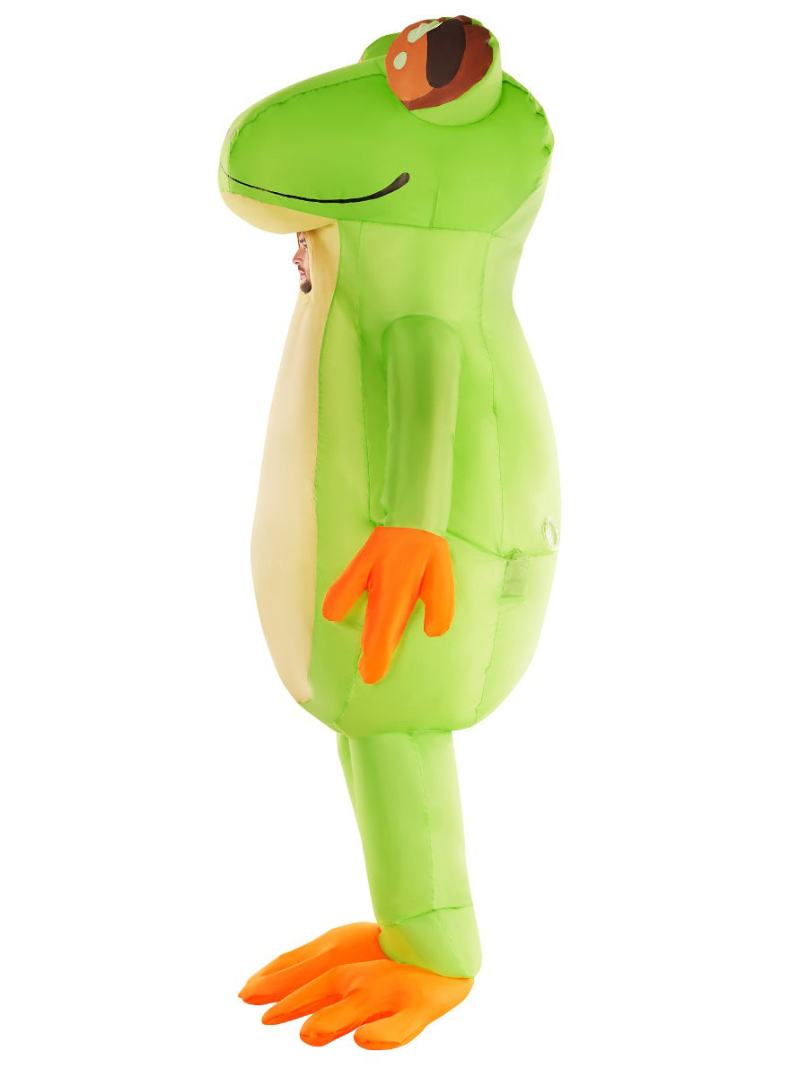 Mens Inflatable Green Frog Costume | Animal Costume For Men