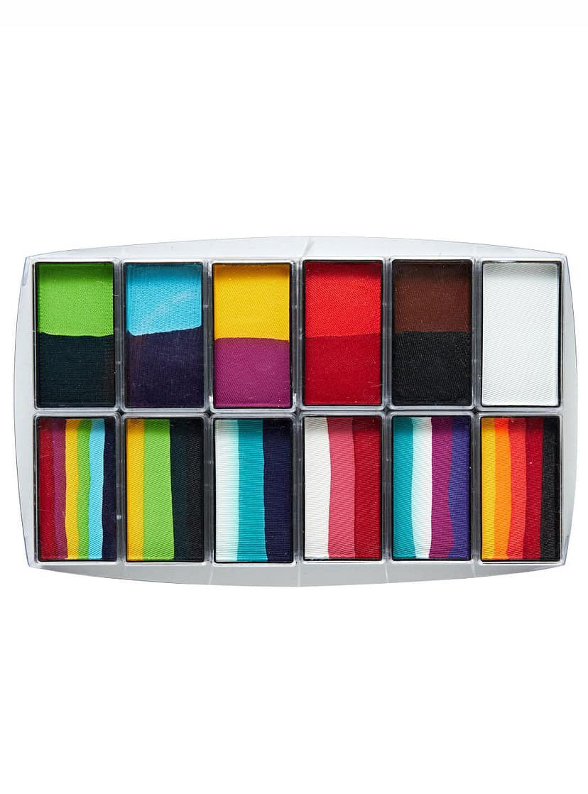 12 Pack Carnival Colours FX Palette | Global Colours Face Paint