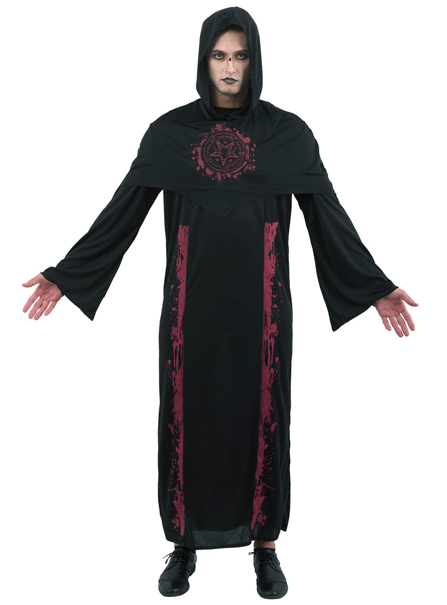 Mens Black Ritial Master Costume | Halloween Costume For Men