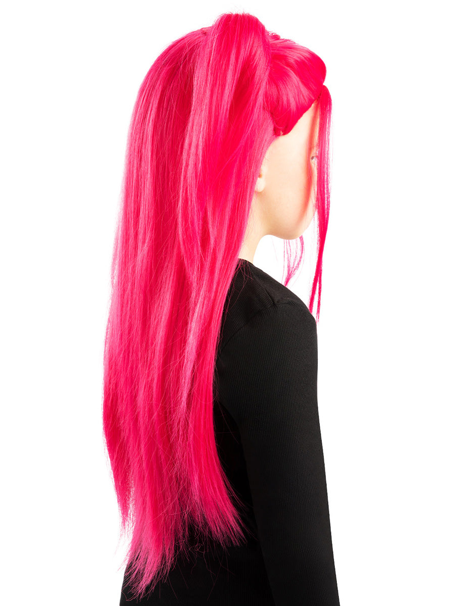 Girls Hot Pink K-Pop Demon Hunters Wig | Mira Costume Wig