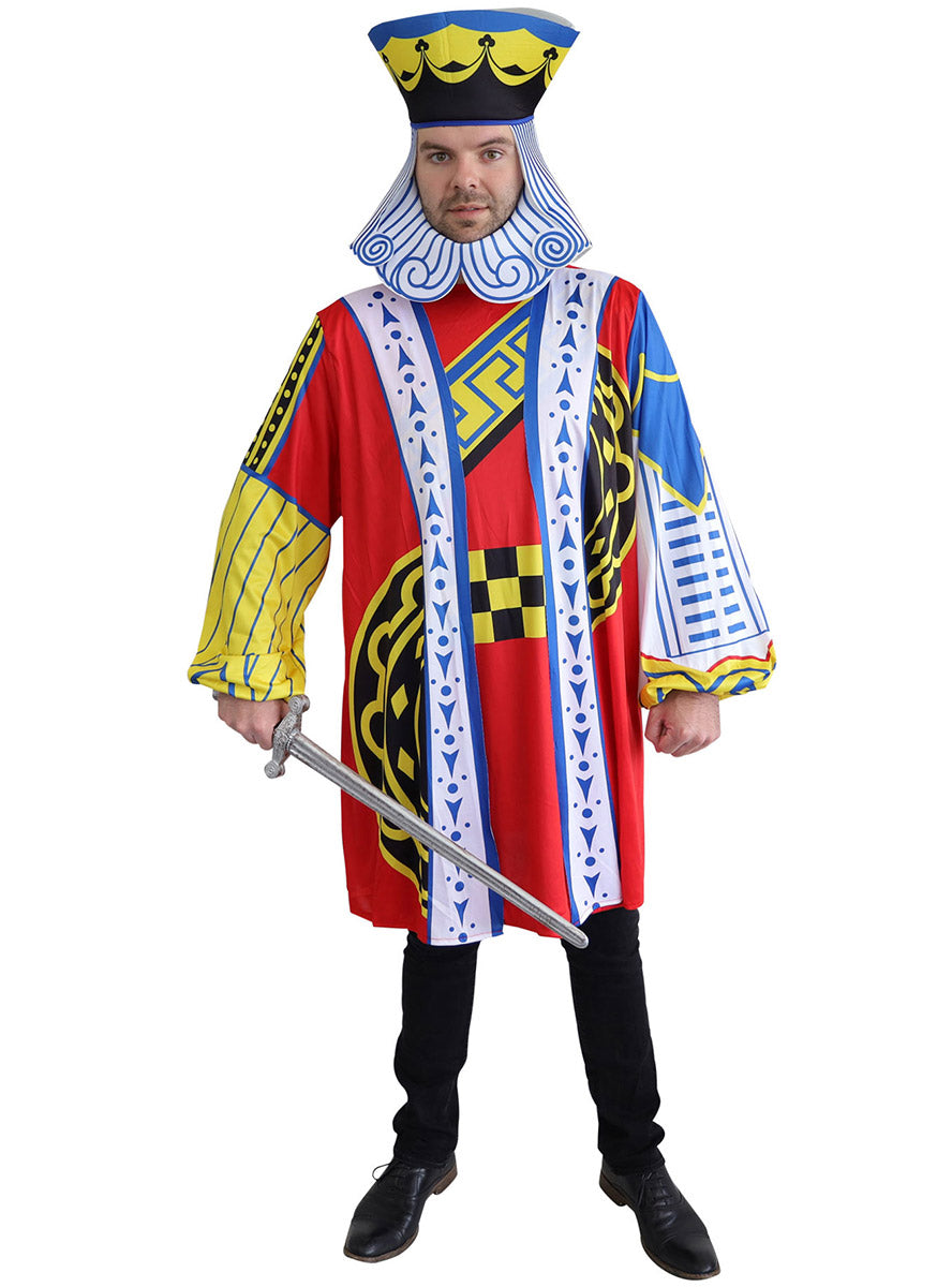 Mens King Of Hearts Costume | Playing Card Costume For Men