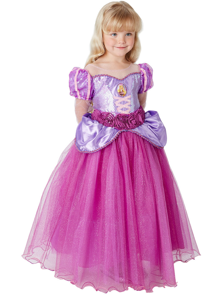 Girls Rapunzel Premium Costume | Disney Costume For Girls
