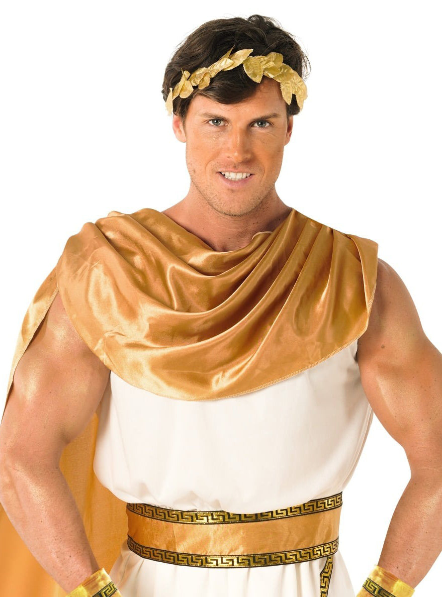 Mens Roman God Toga Costume | Mens Plus Size Costume