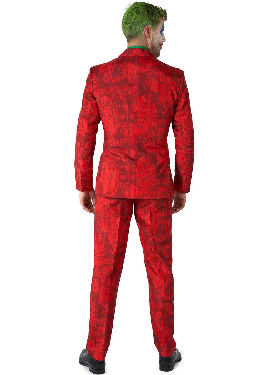 Scarlet Joker Deluxe Mens Costume | Mens Joker Costume Suit