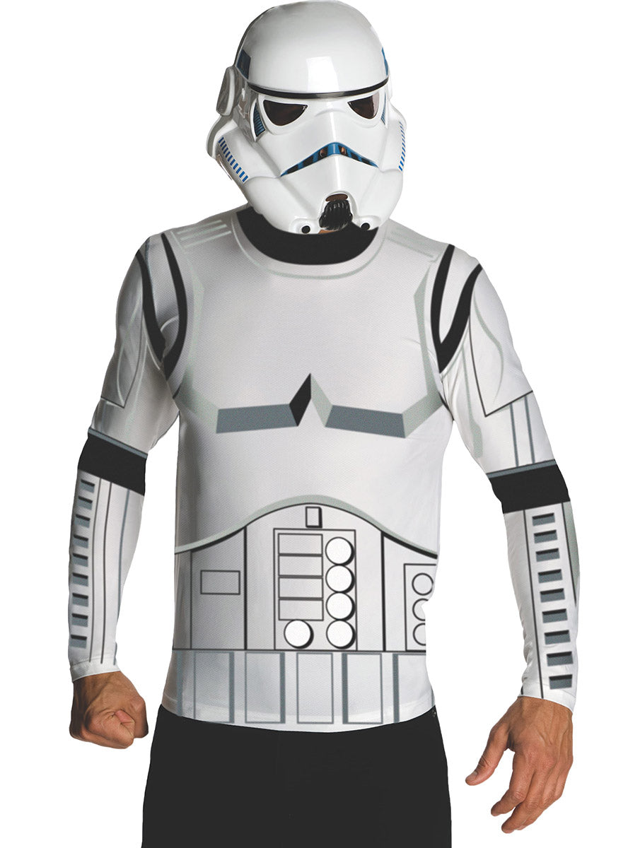 Mens Stormtrooper Shirt and Mask Set | Star Wars Costume