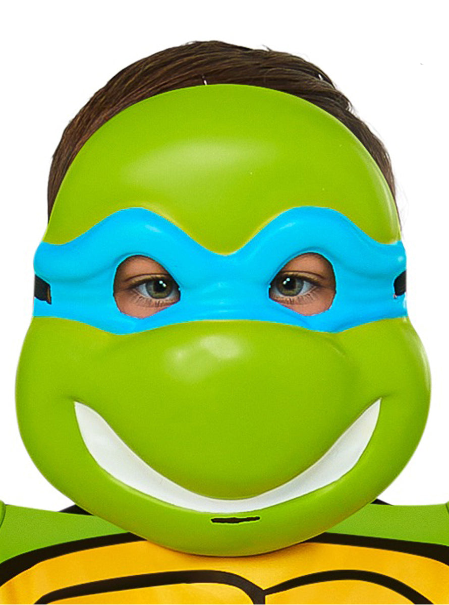 Leonardo Kids Costume Mask | TMNT Half Face Mask For Boys