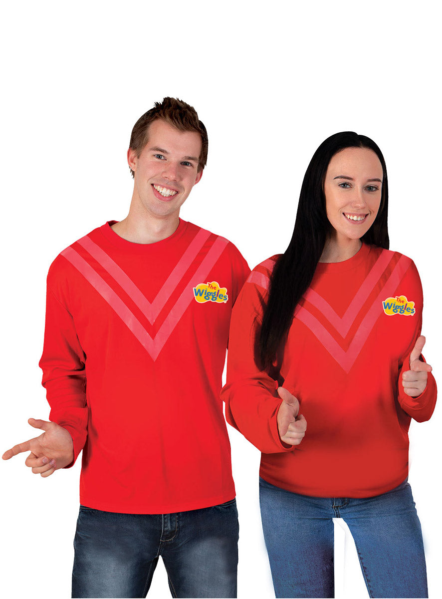 Red Wiggle Adults Costume | The Wiggles Costume Top For Adults