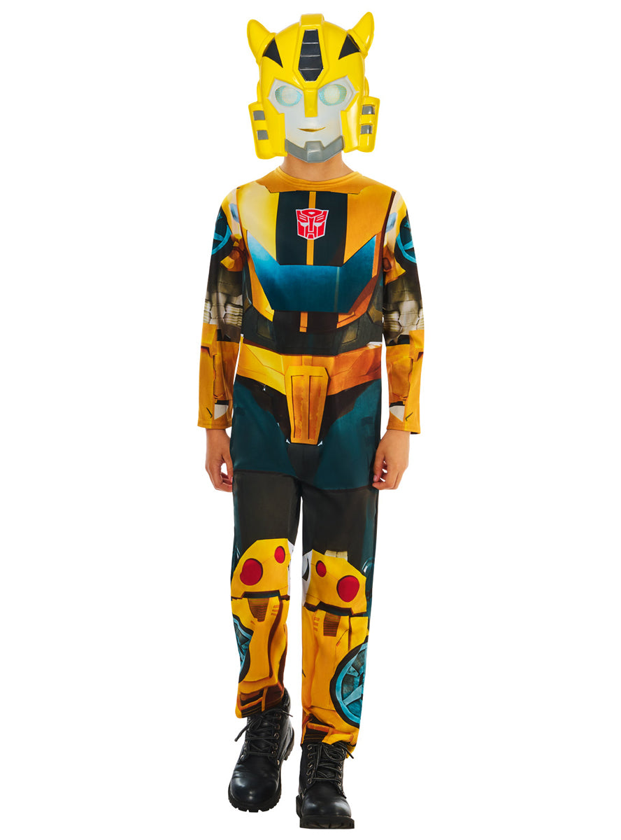 Boys Bumblebee Costume | Yellow Transformers Costume For Boys