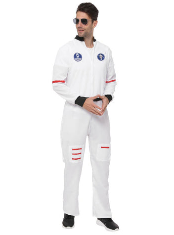 Space Astronaut Mens Costume | White Astronaut Costume For Men