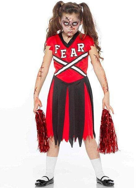 Girls Zombie Cheerleader Costume | Girls Halloween Costume