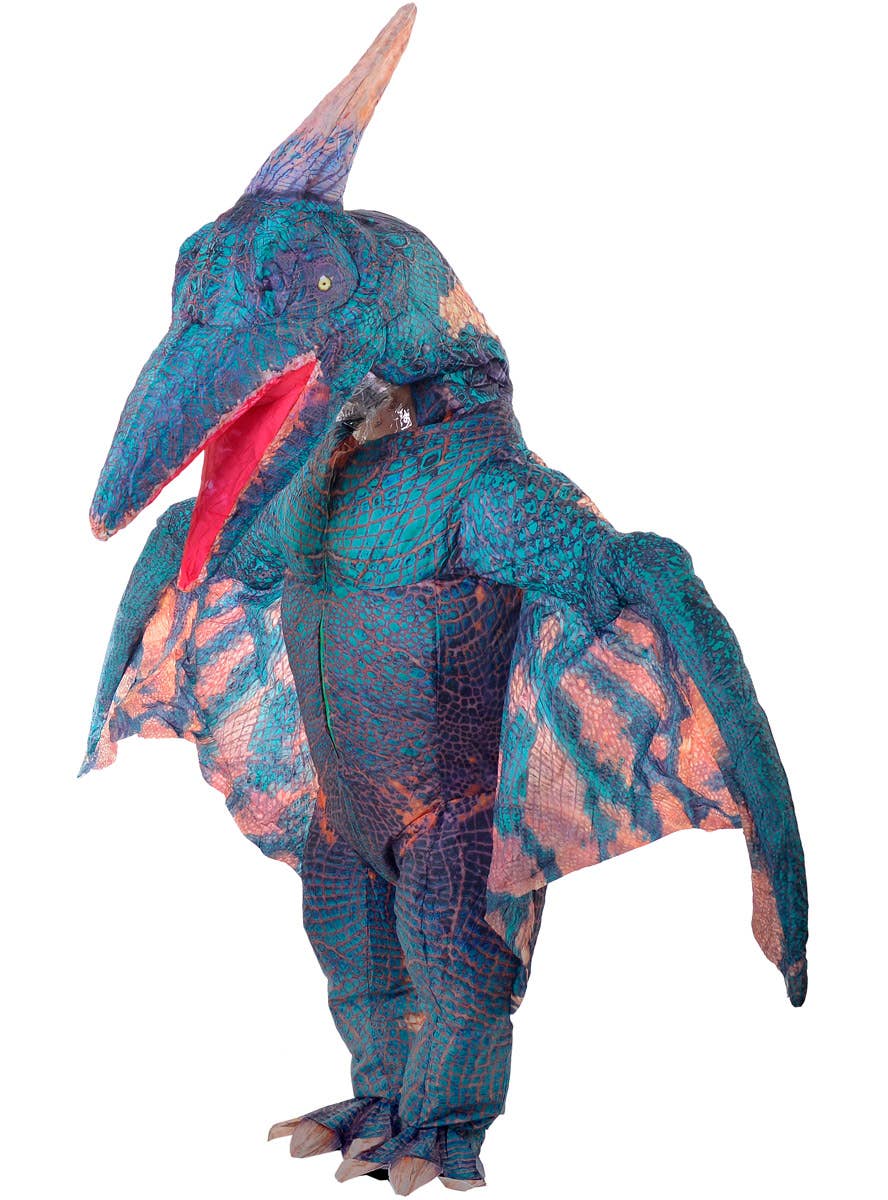 Adults Blue Pterodactyl Inflatable Costume