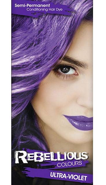 Ultra Violet Hair Dye | Semi Permanent Vibrant Purple Hair Colour