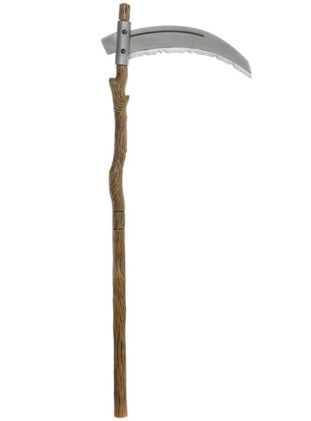 Wooden Look Handle Grim Reaper Sickle | Heaven Costumes