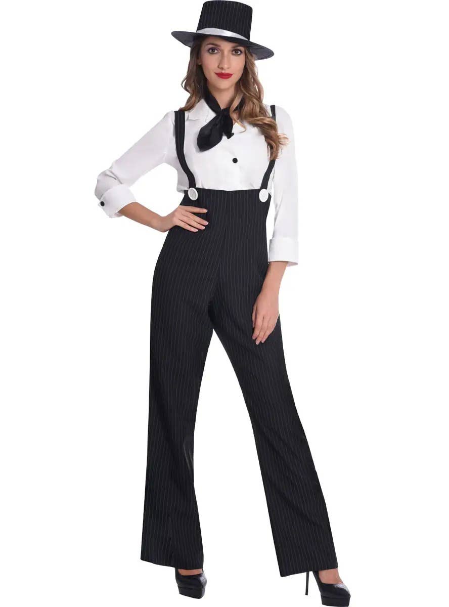 Plus Size 20s Gangster Womens Costume | Womens 1920s Mobster Costume