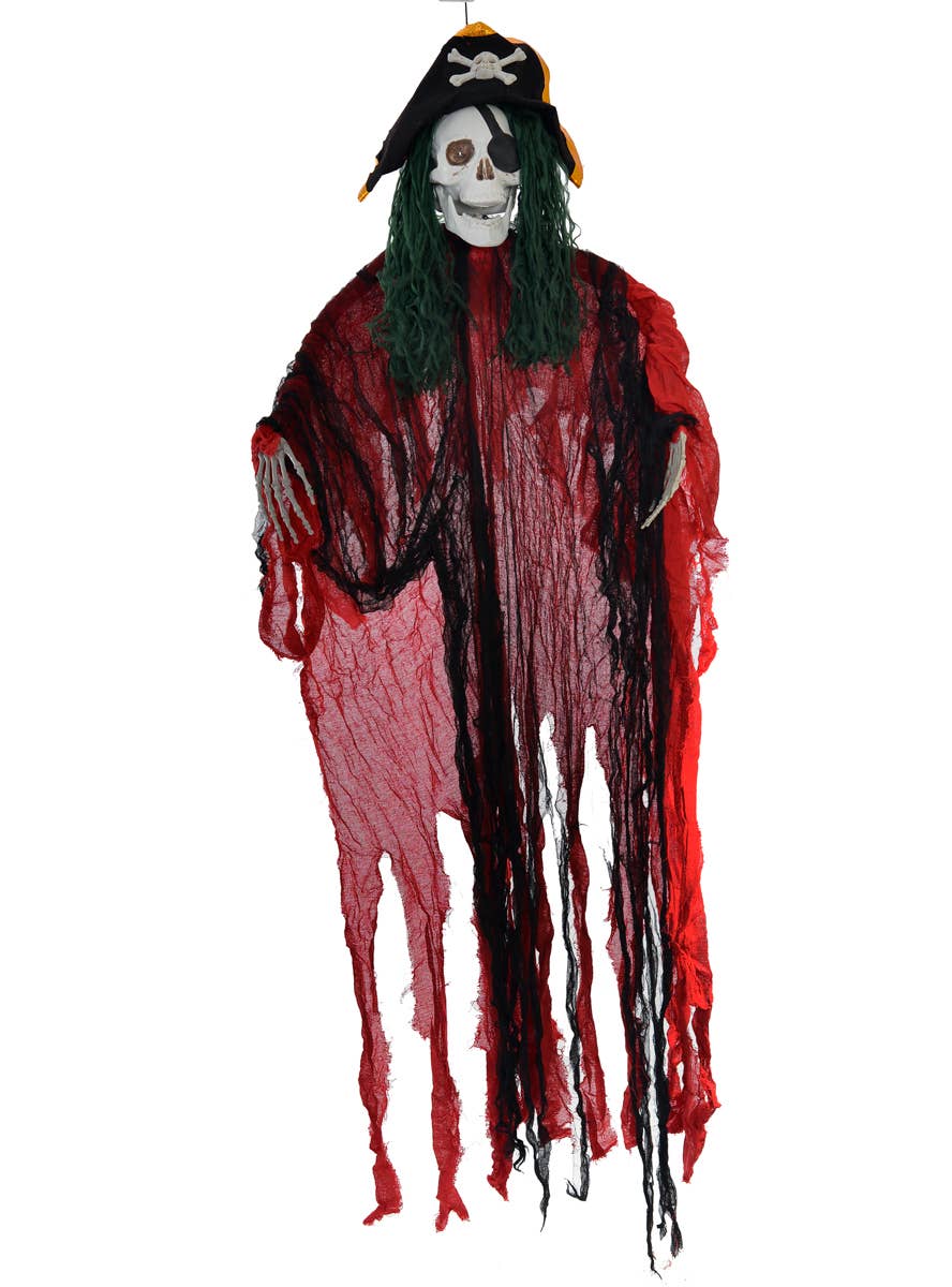 Pirate Skeleton Animated Hanging Halloween Decoration