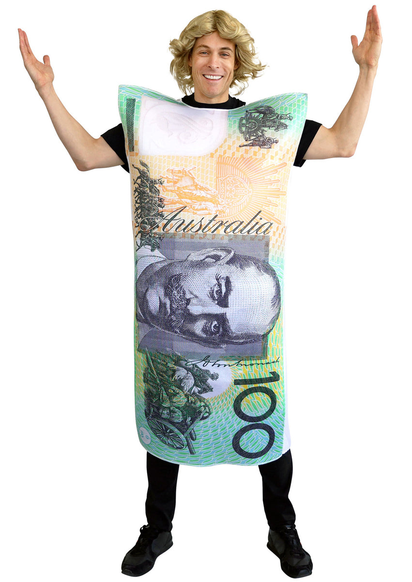 Adults Australian $100 Bill Costume | Adults Funny Costume