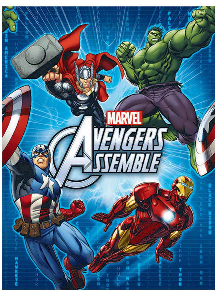 Large Plastic Avengers Assemble Table Cover