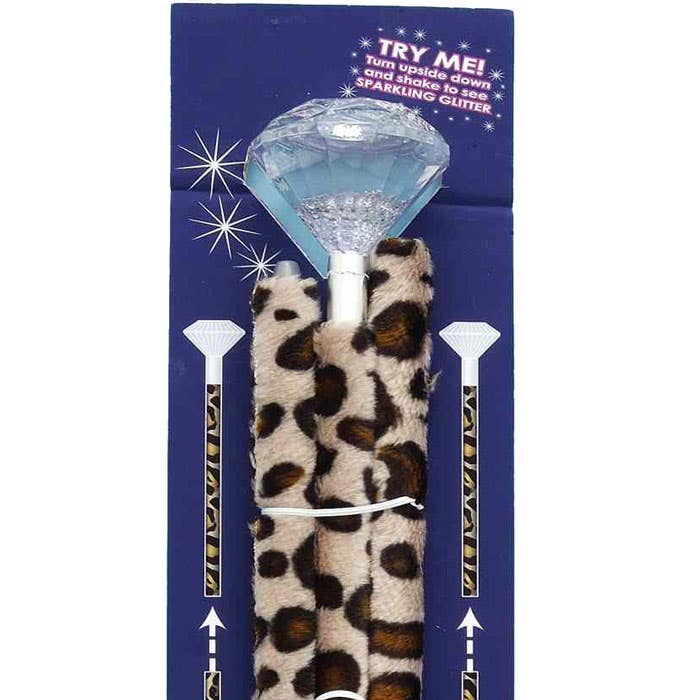 Deluxe Leopard Print Big Daddy Pimp Stick