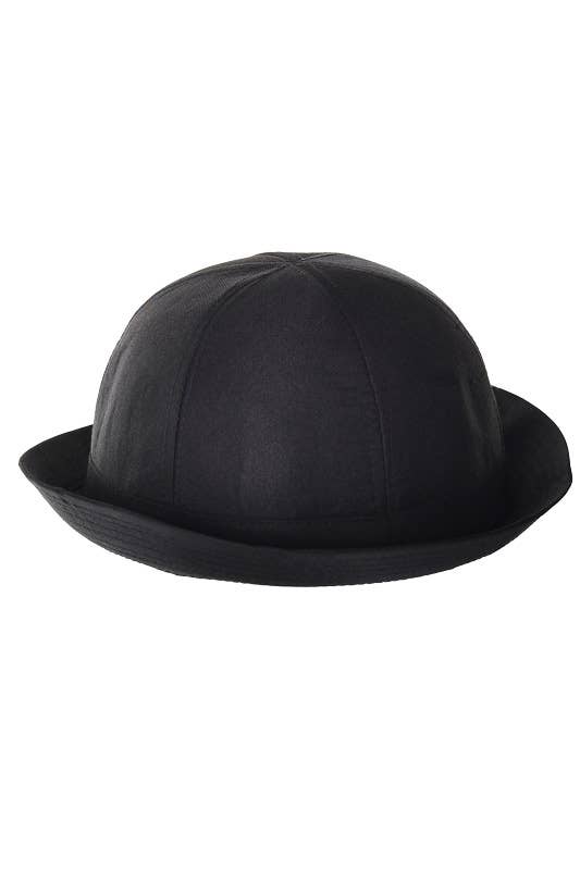 Black Bowler Hat | Canvas Black Bowler Costume Hat