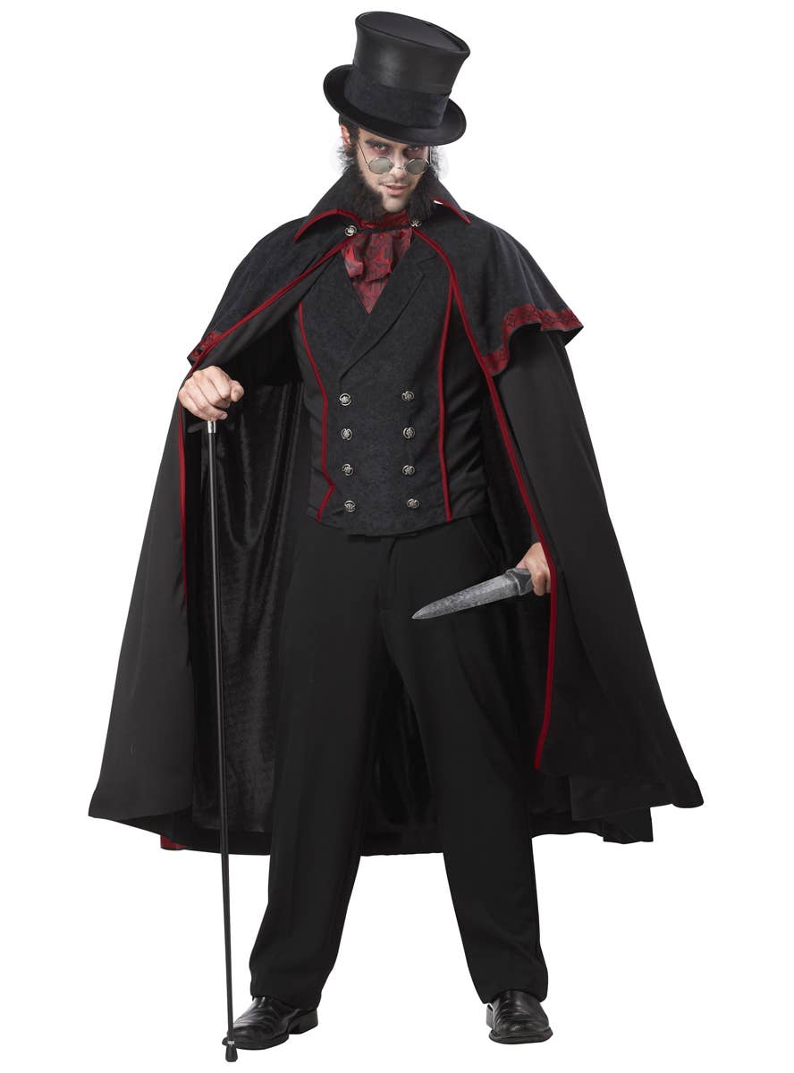 Mens Victorian Slasher Halloween Costume