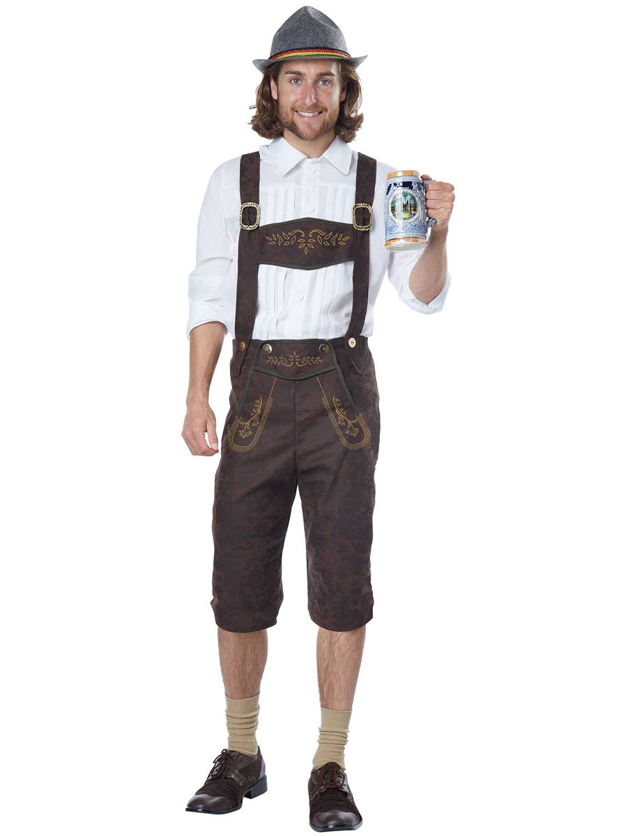 Brown Bavarian Beer Man Costume | Oktoberfest Costume for Men
