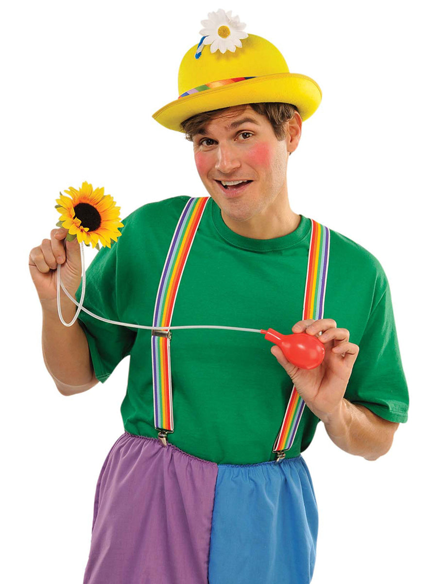 Funny Squirt Flower Clown Prop | Clown Costume Accessory