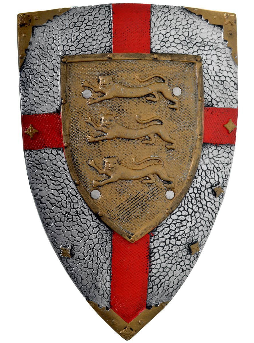 Deluxe Foam Latex Costume Shield | Medieval King Edward Battle Shield