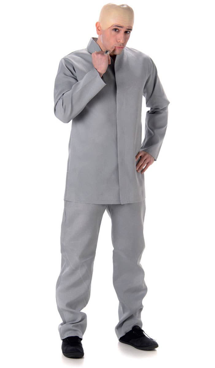 Mens Dr Evil Costume | Austin Powers Mens Fancy Dress Costume