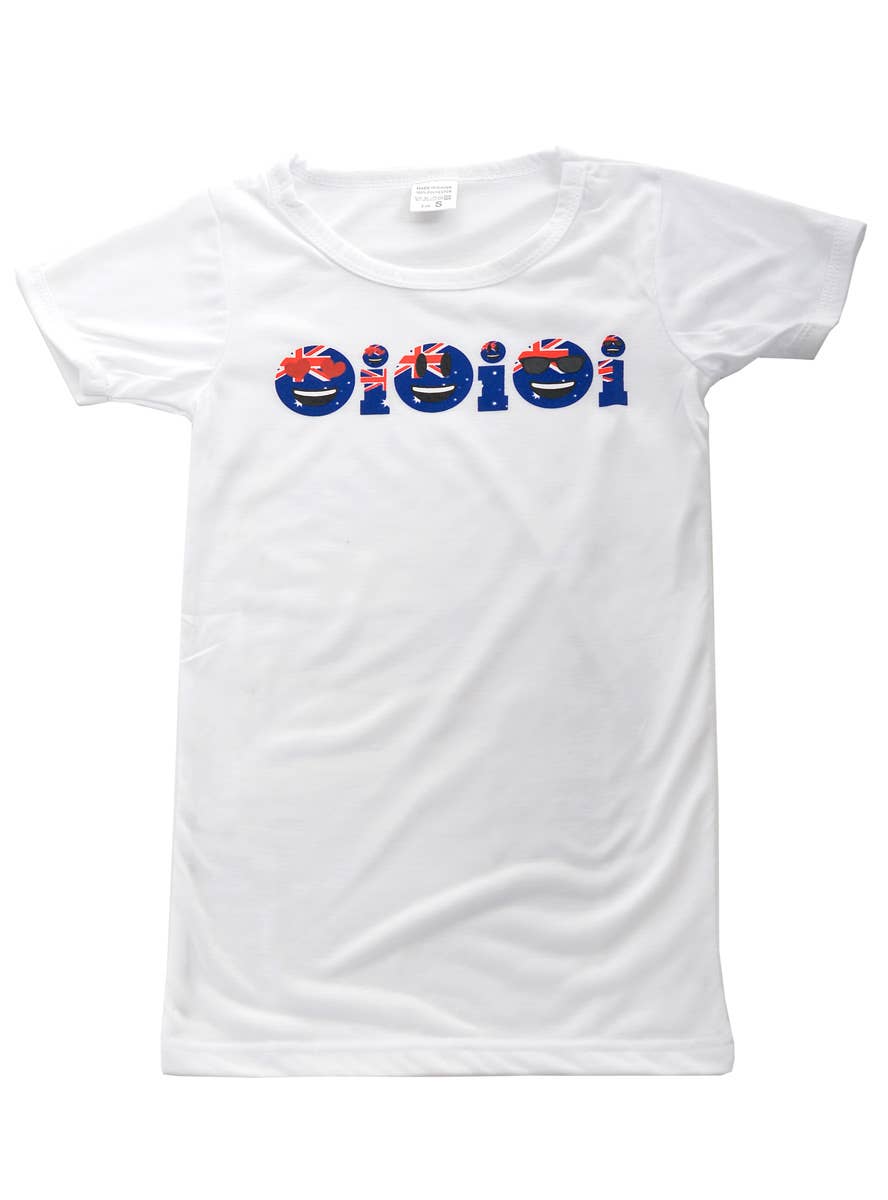 Oi Oi Oi Emoji Australia day Shirts | Kids Australia Day T-Shirt