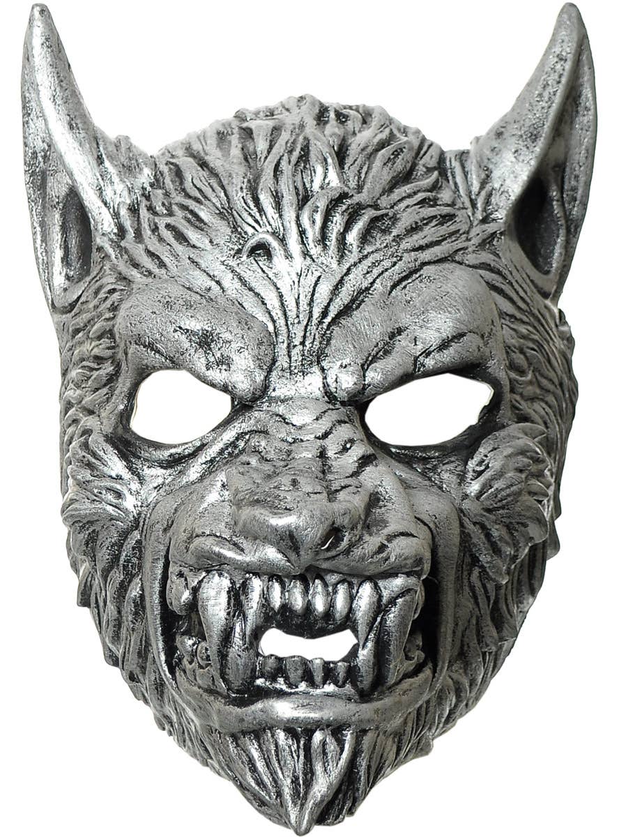 Deluxe Latex Snarling Wolf Halloween Costume Mask
