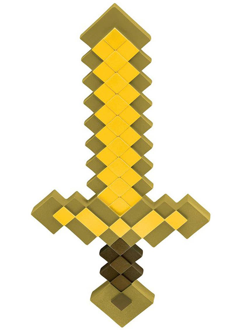 Gold Minecraft Costume Sword | Minecraft Sword Costume Accessory