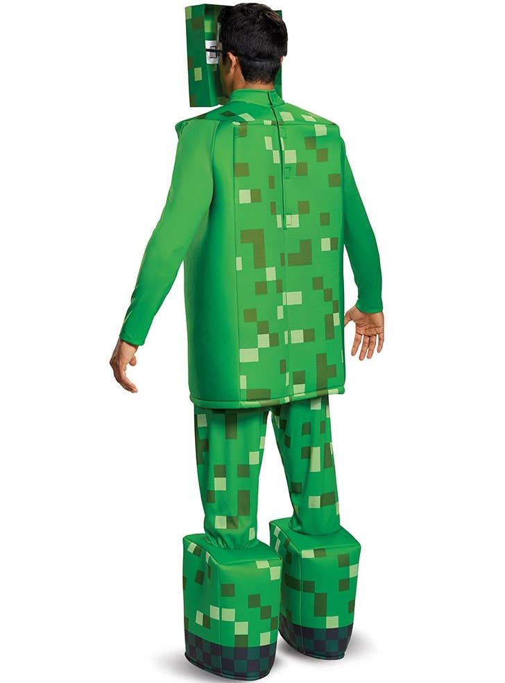 Adults Prestige Green Creeper Costume | Creeper Minecraft Costume