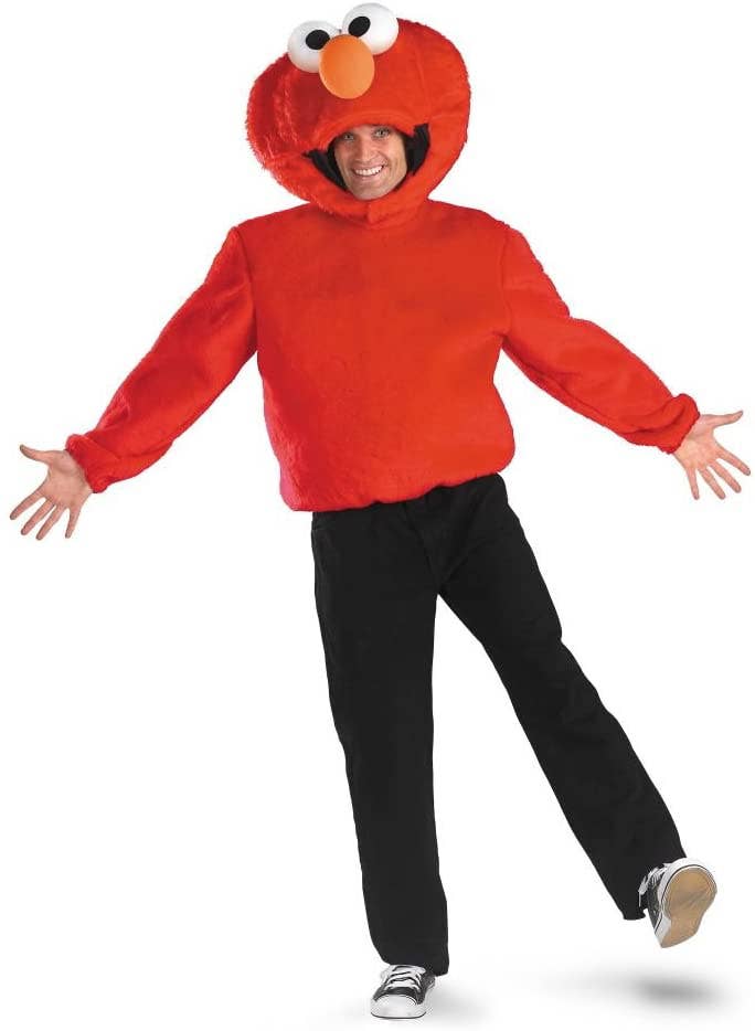 Sesame Street Elmo Fancy Dress Costume | Mens Red Elmo Costume