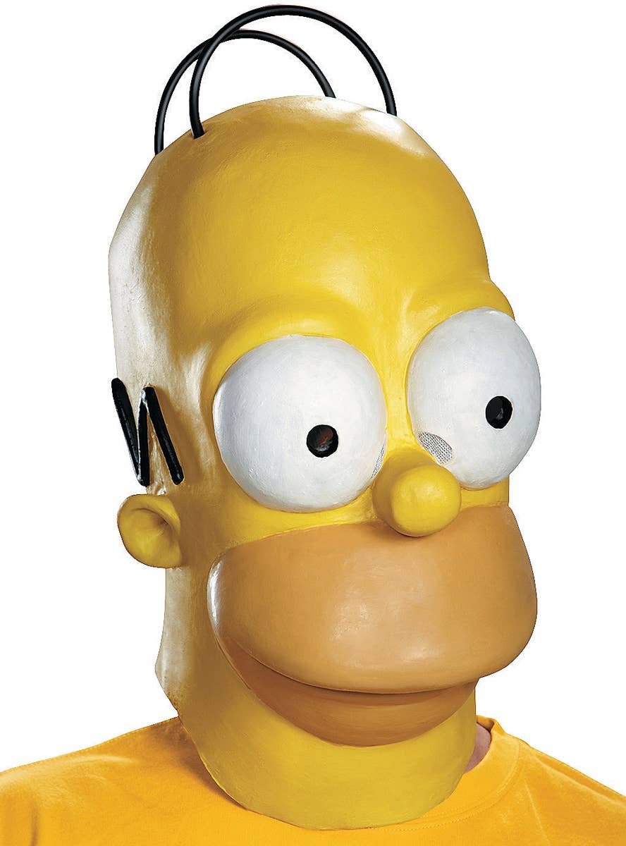 Homer Simpson Mask | Adults Deluxe Latex Homer Costume Mask